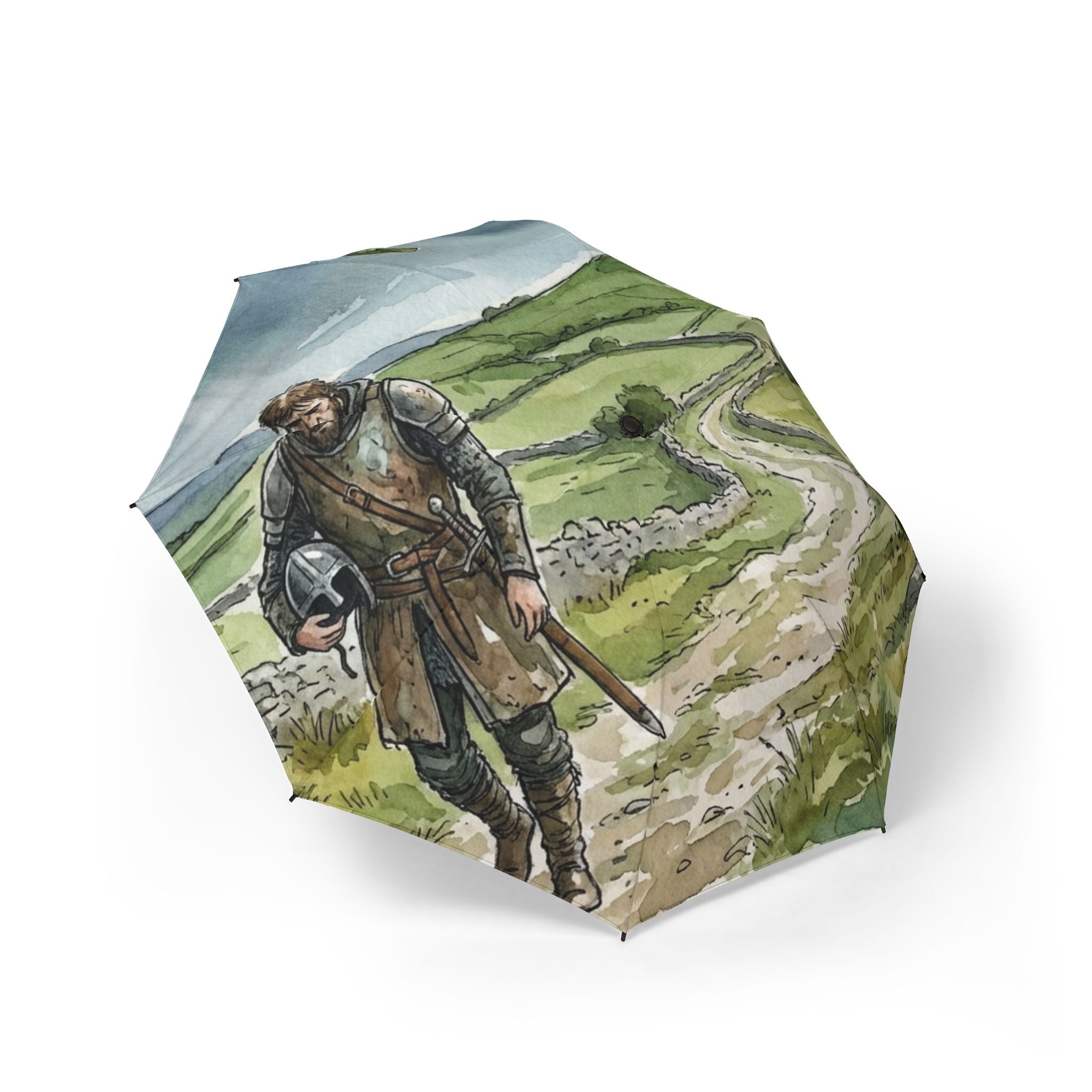 Medieval Knight Foldable Umbrella – Laughing Sinner